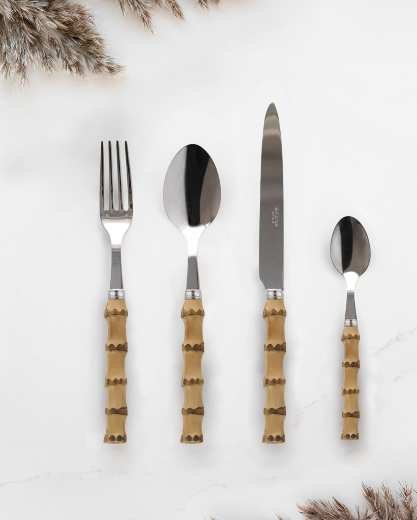 Sabre Paris Panda Bambu Cutlery Set - 4 Piece