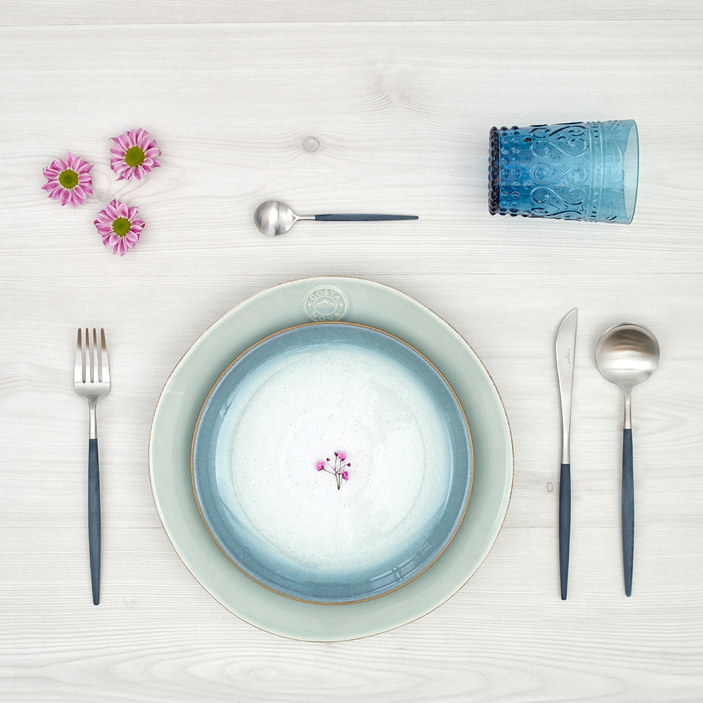 Cutipol Goa Blue Cutlery set - 24 Piece - – Bone & White