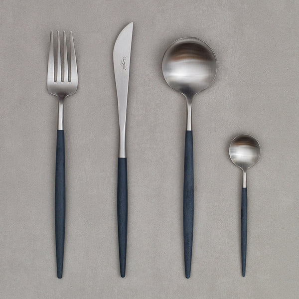 Cubertería Cutipol Goa Blue – Bone & White